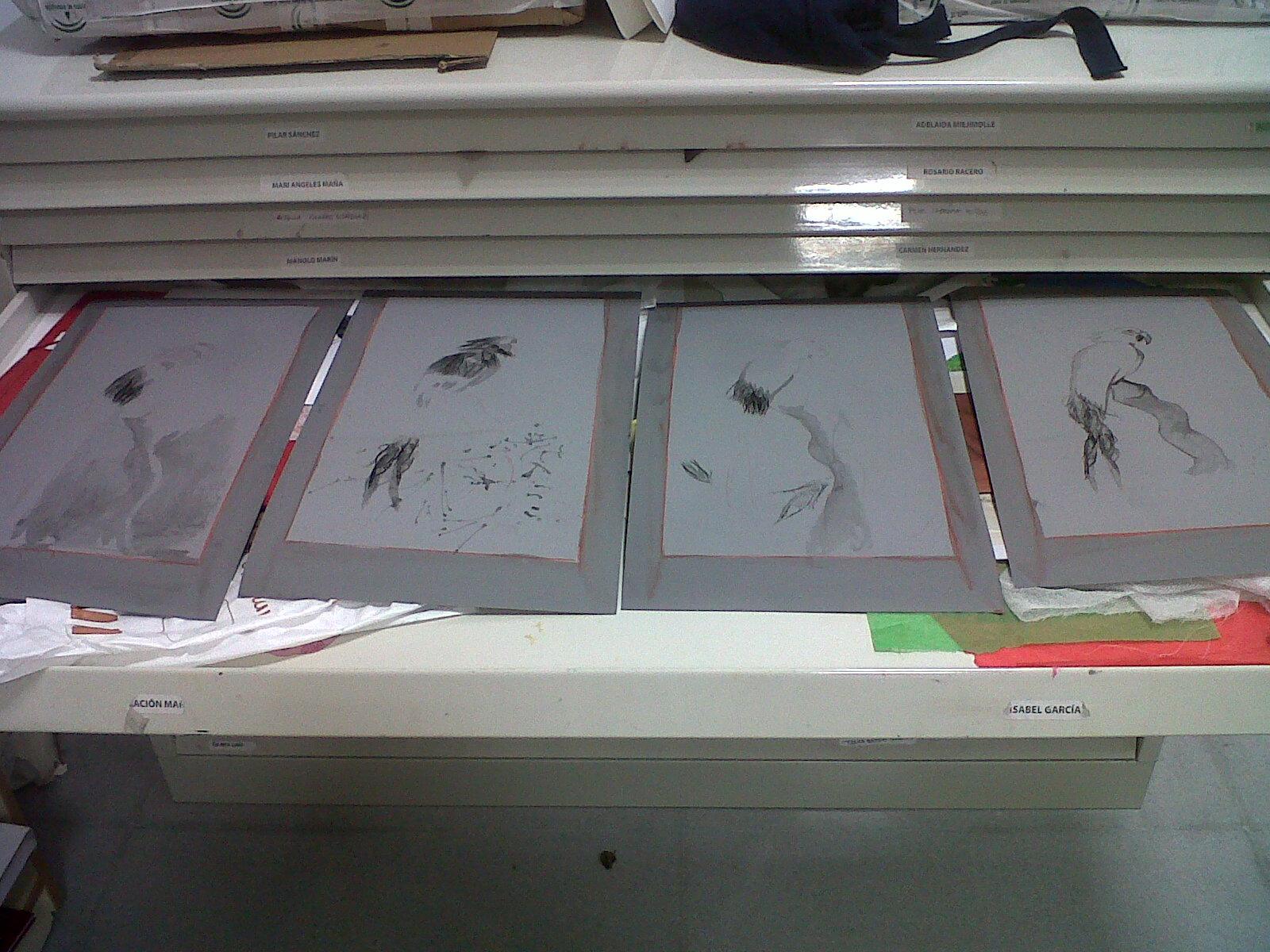 Grabados y Técnicas de estampación: Litografía 4 colores