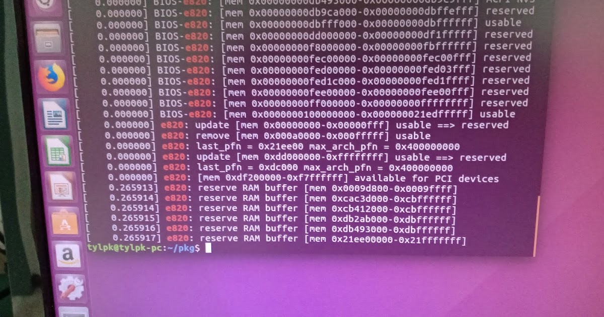 醉裡挑燈看code Uefi Memory Map And Bios E820 Table
