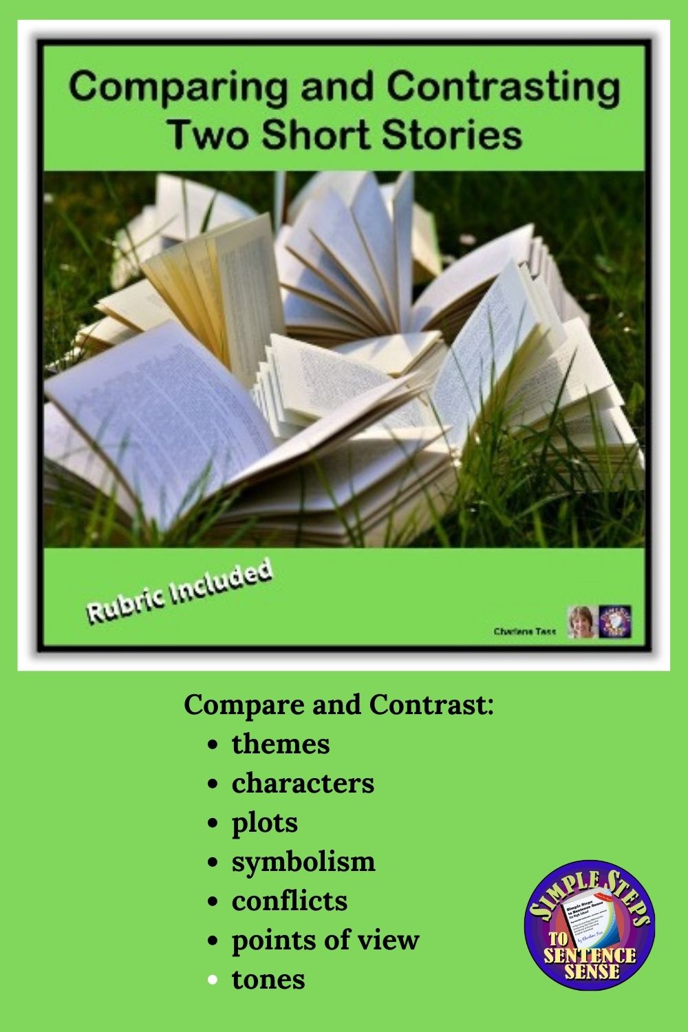 Books by Charlene Tess: A Lesson in Comparing and Contrasting Two Short ...