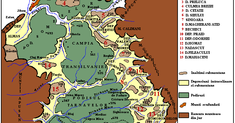 kids4suceava: Harti ROMANIA - podisuri