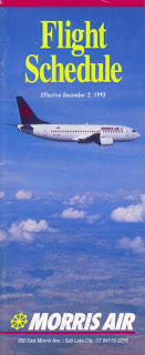 Airline memorabilia: Morris Air (1993)