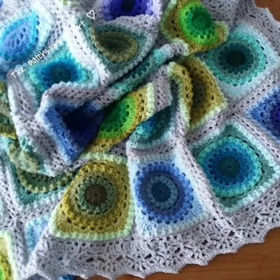 The Patchwork Heart: Continuous Flat Braid Join ~ a tutorial in UK terms