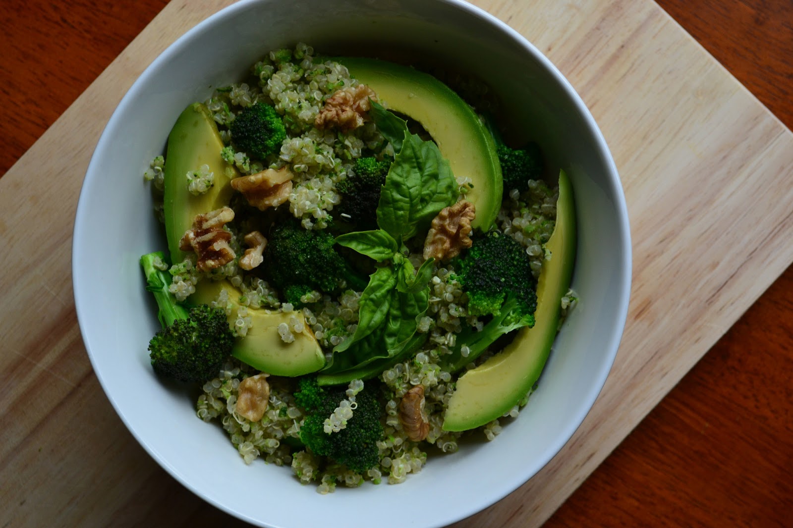 Nourish The Roots: Double Broccoli Quinoa