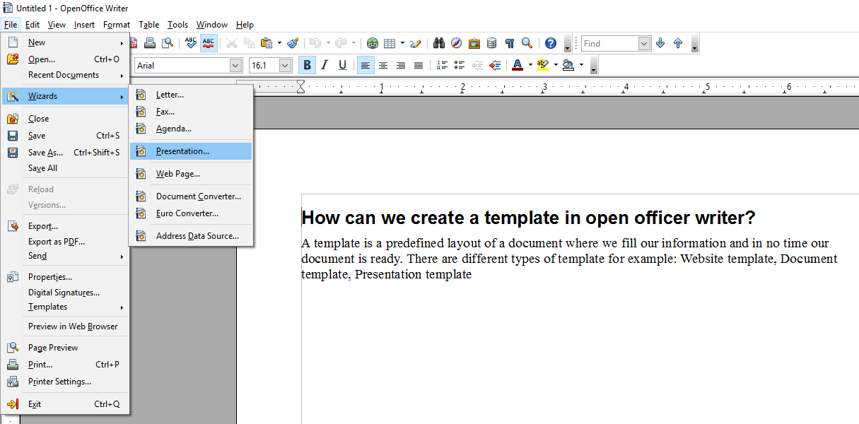 Class 10 IT | Chapter - Digital Documentation | Topic - Template Open ...