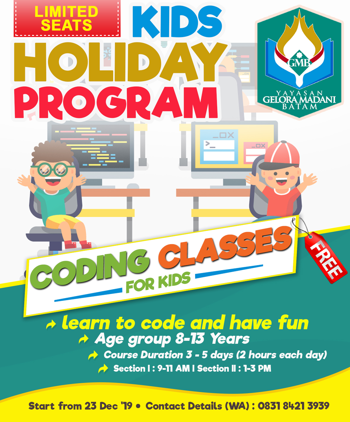 Coding Class For Kids GEMA Batam, Ketika Rumah Disulap Menjadi Kelas ...