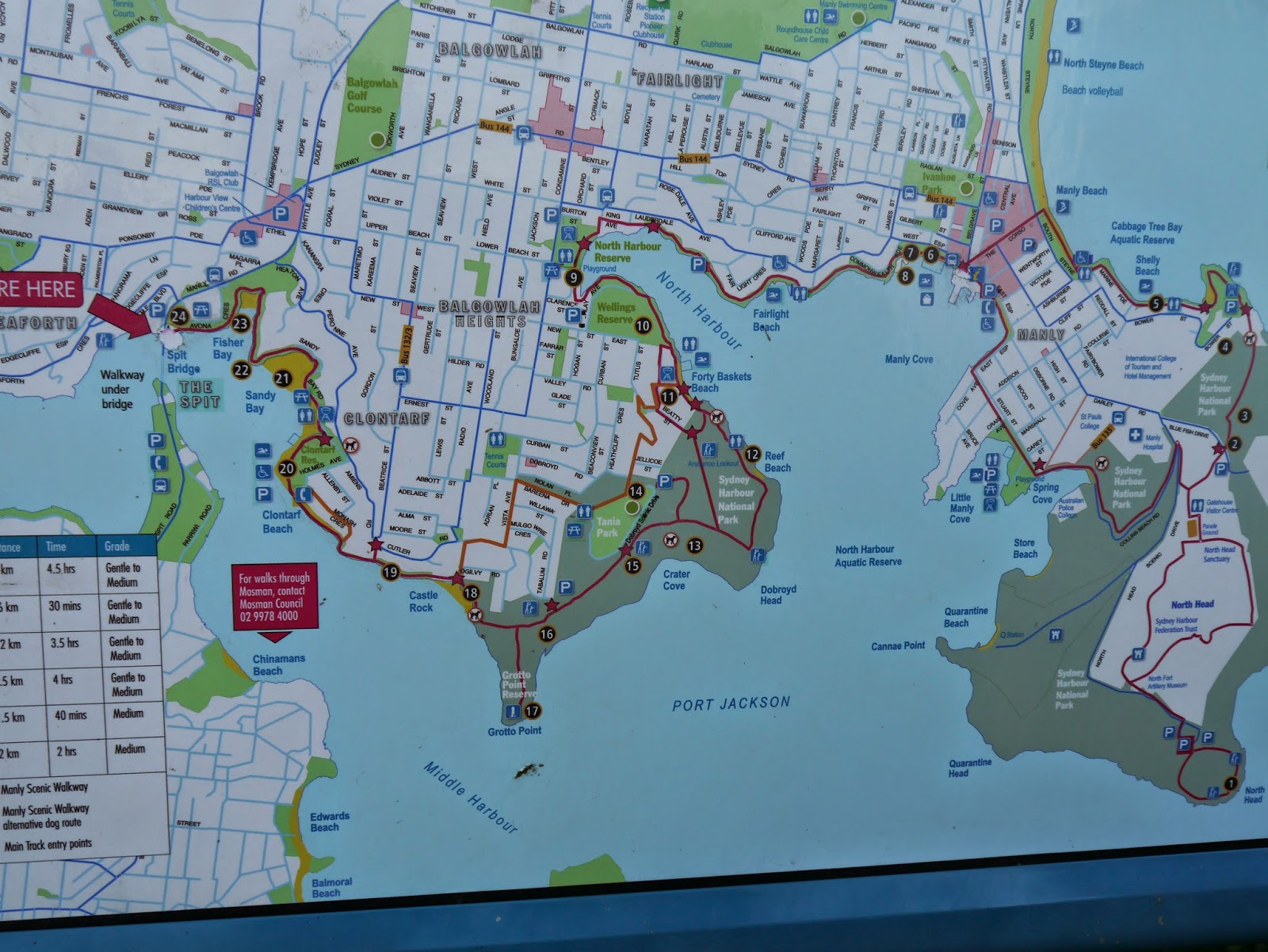 Von Hamburg nach Sydney...: Manly Scenic Walkway