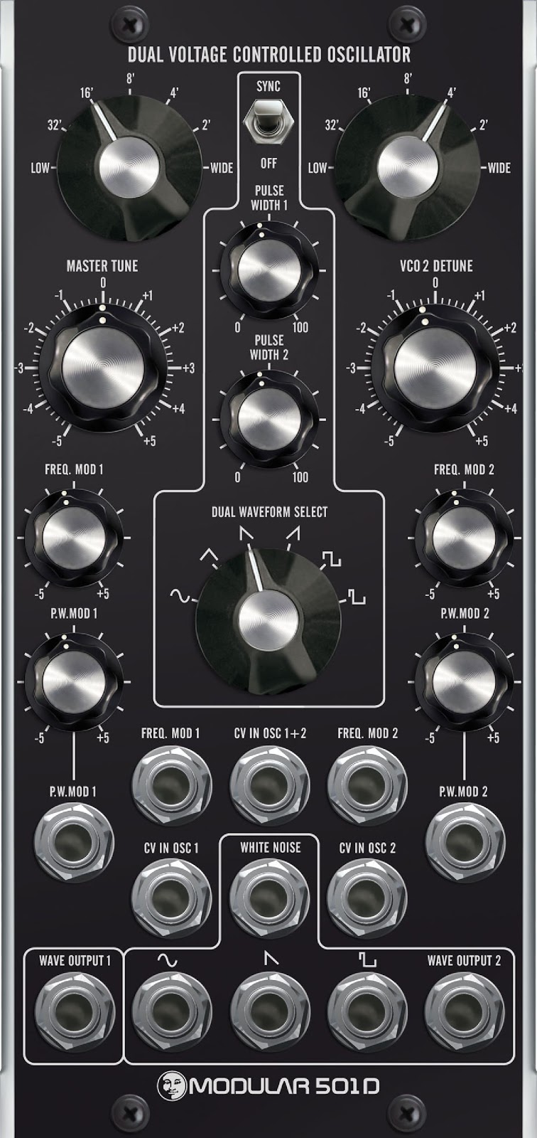 MATRIXSYNTH: Moon Modular Introduces the 501D Dual Voltage Controlled ...