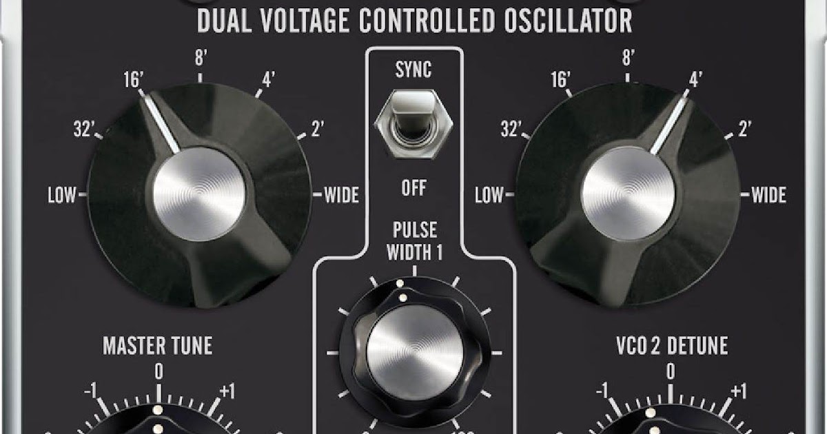 MATRIXSYNTH: Moon Modular Introduces the 501D Dual Voltage Controlled Oscillator 5U Module