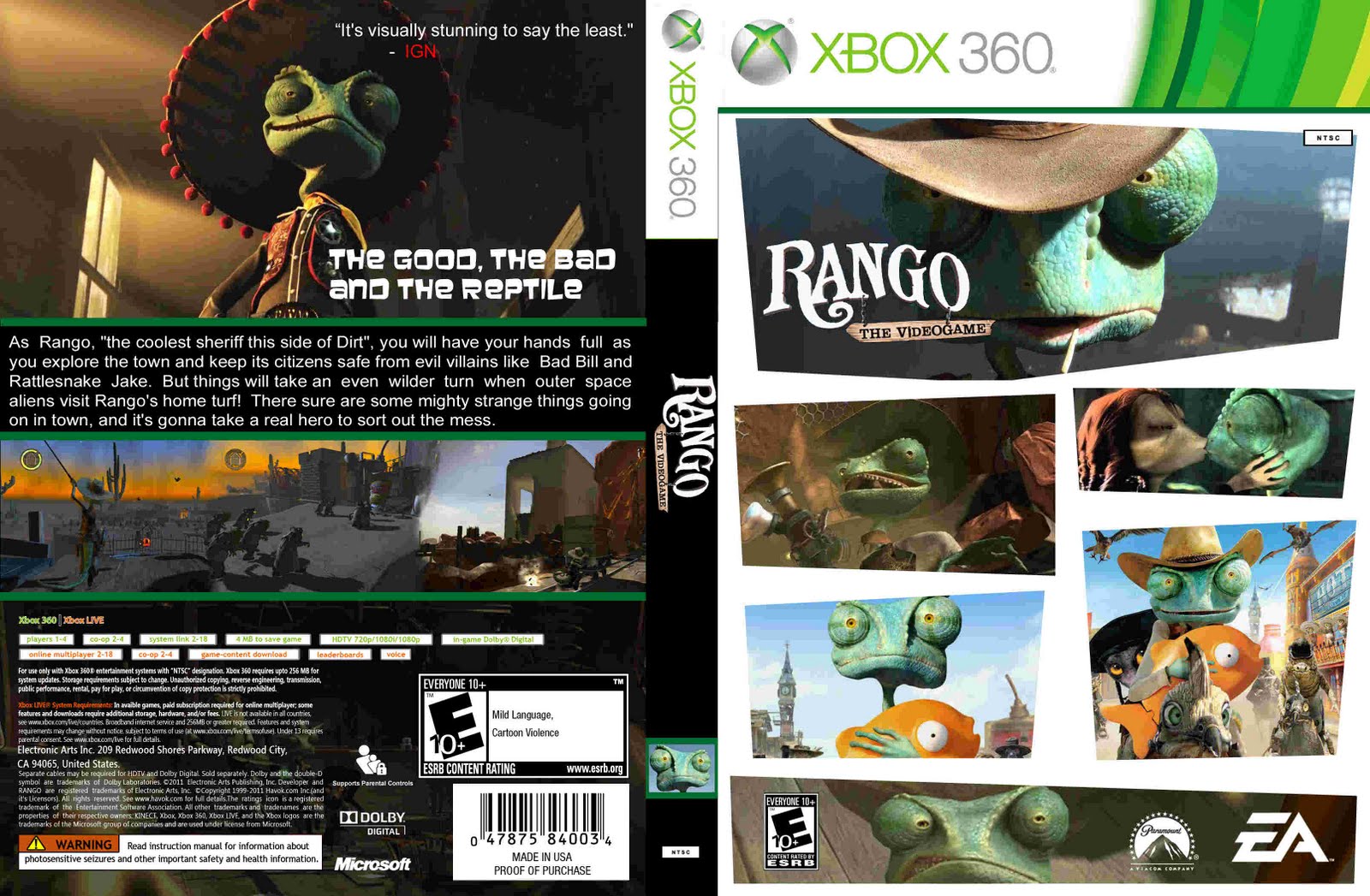 BAIXANDO CAPAS: RANGO XBOX