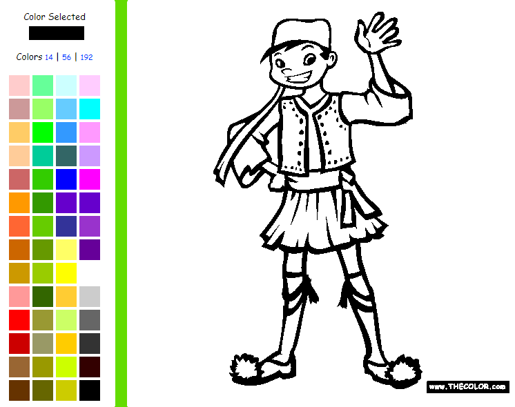 TheColor.com: Ζωγραφίζουμε τσολιαδάκια ~ Ιστολόγιο Πληροφορικής