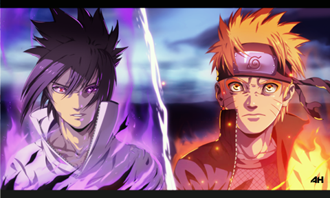 Naruto Vs Sasuke ! EPIC Battle | ANIME WORLD