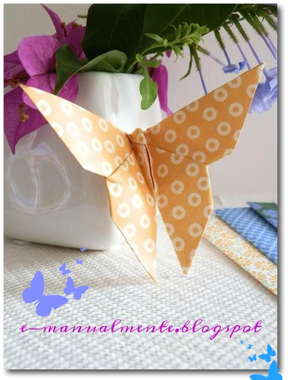 e-manualmente: ORIGAMI: COME REALIZZARE UNA FARFALLA