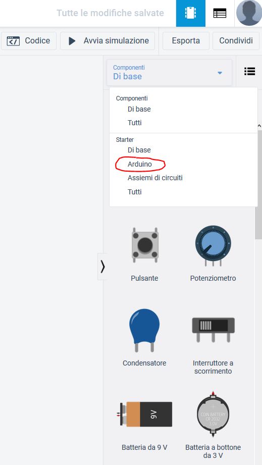 MECCATRONICA: TINKERCAD - Simulatore Arduino
