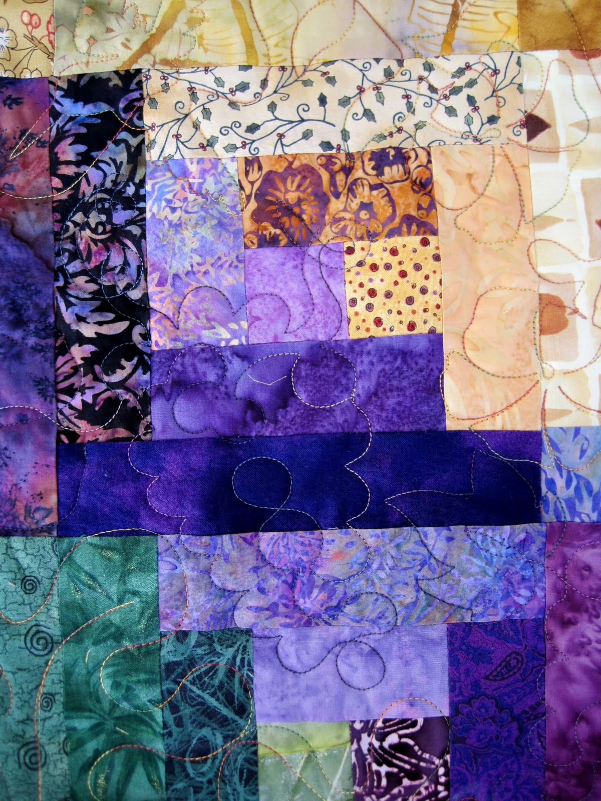 Finely Finished Quilts: Sue's Log Cabin