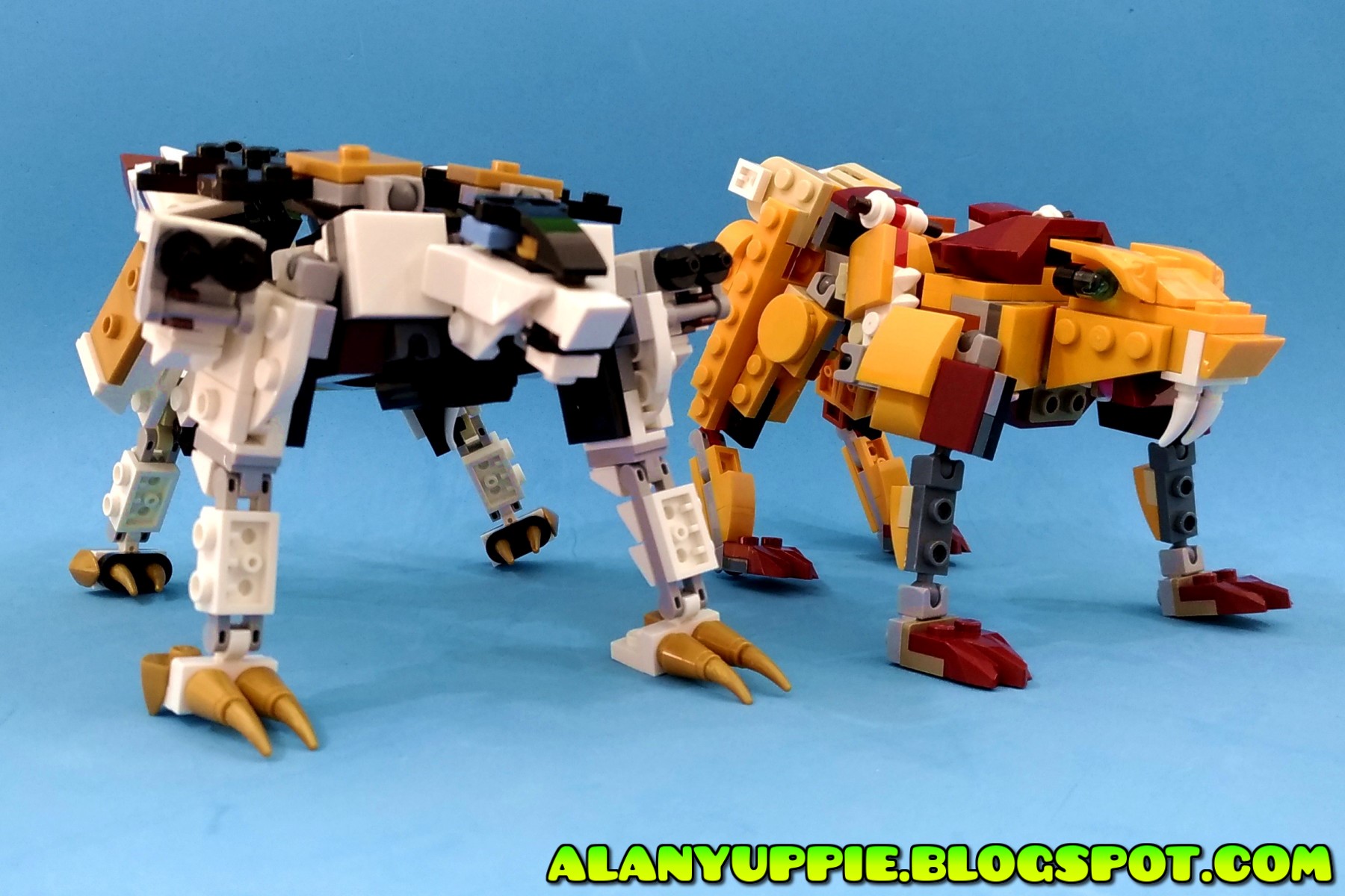 Alanyuppie's LEGO Transformers: Video Tutorial: Transformer White Lion ...