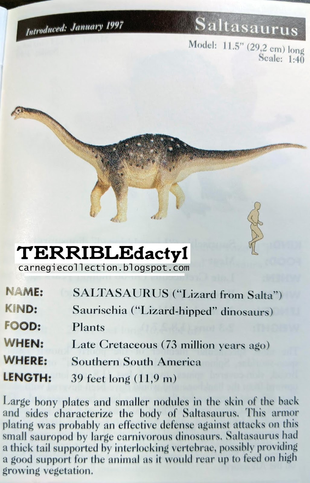 The Carnegie Collection Saltasaurus (1997)