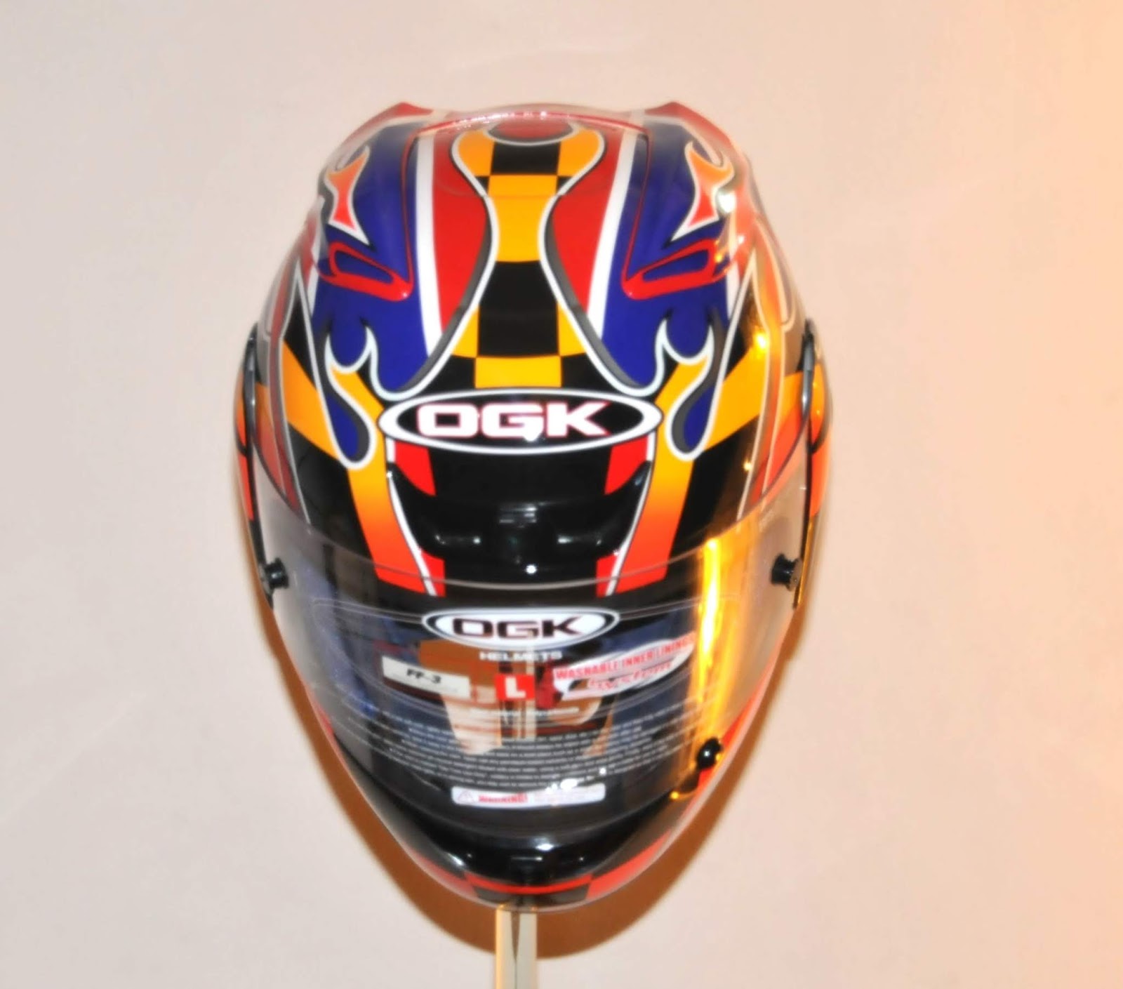 Racing Helmets Garage: OGK FF-3 David Jefferies Replica 2000-2003