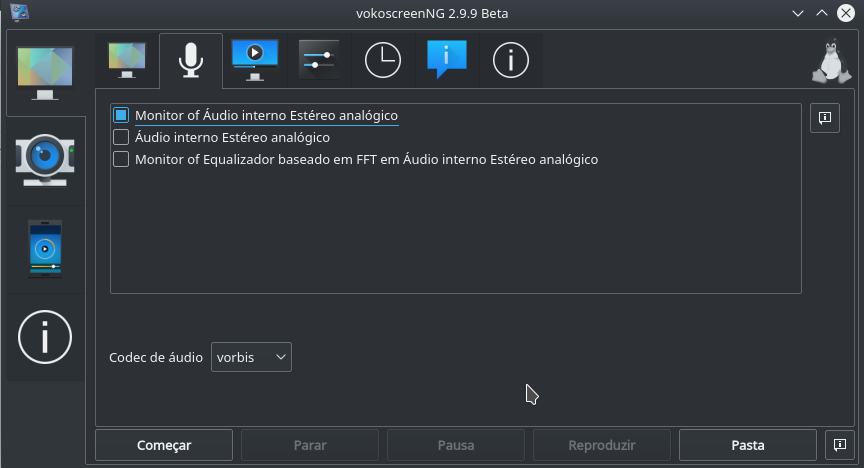 Screencast com Vokoscreen-ng nas distribuições Linux debian e derivados