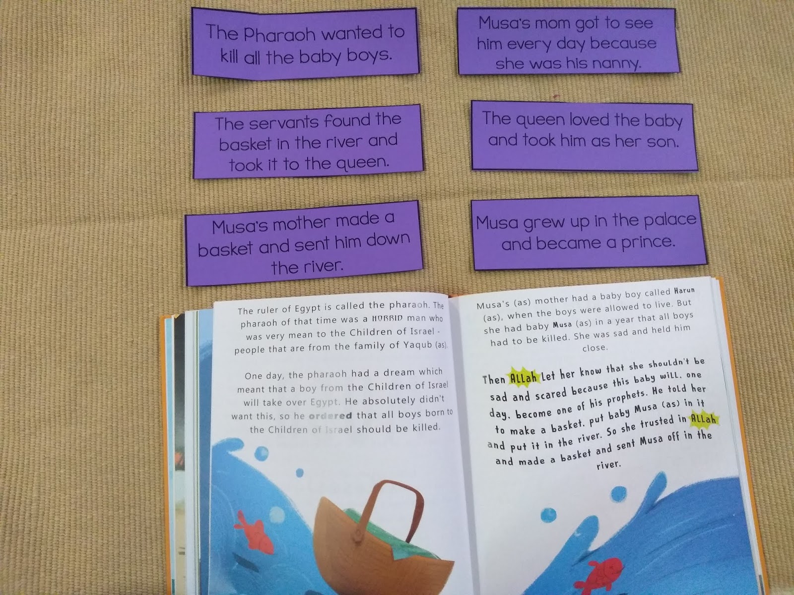 TeacherMomPlus3: The Story of Prophet Musa (as) Unit Study