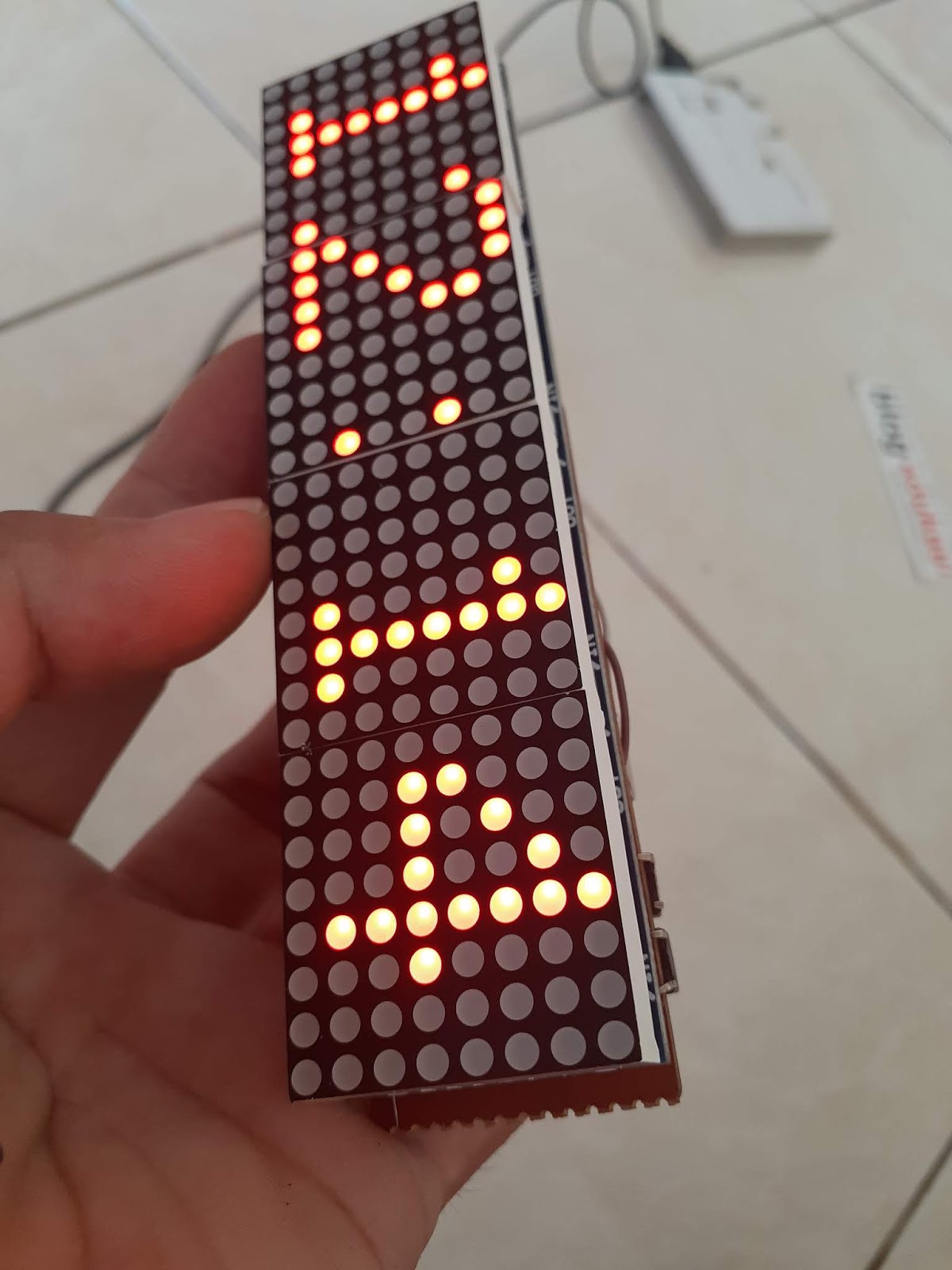 DIY sysmin jam dot matrix dengan PCB Bolong ~ Blog edukasi