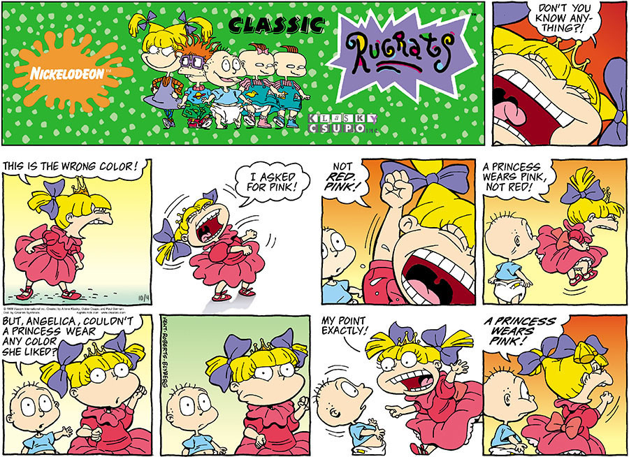 NickALive!: Classic Rugrats Comic Strip for Sunday, October 4, 2020 ...