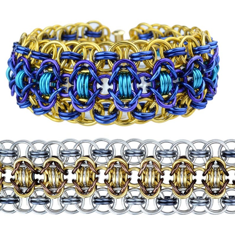 BlueBuddhaBoutique's Chain Maille Jewelry Tutorials and Kits / The Beading Gem