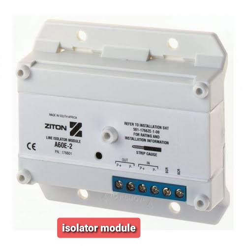 شرح موديول العزل isolator module في نظام إنذار الحريق