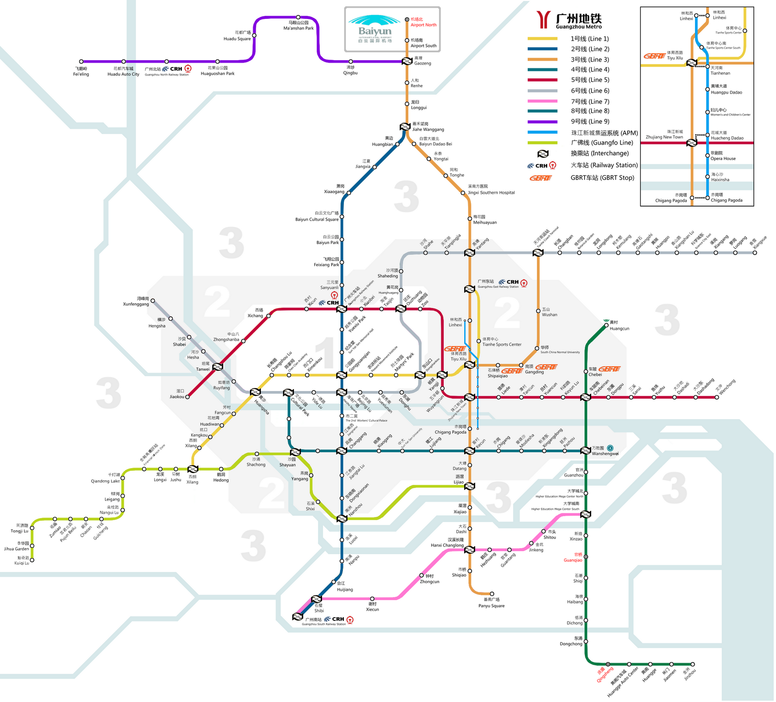 Guangzhou mtr map - studiohoure