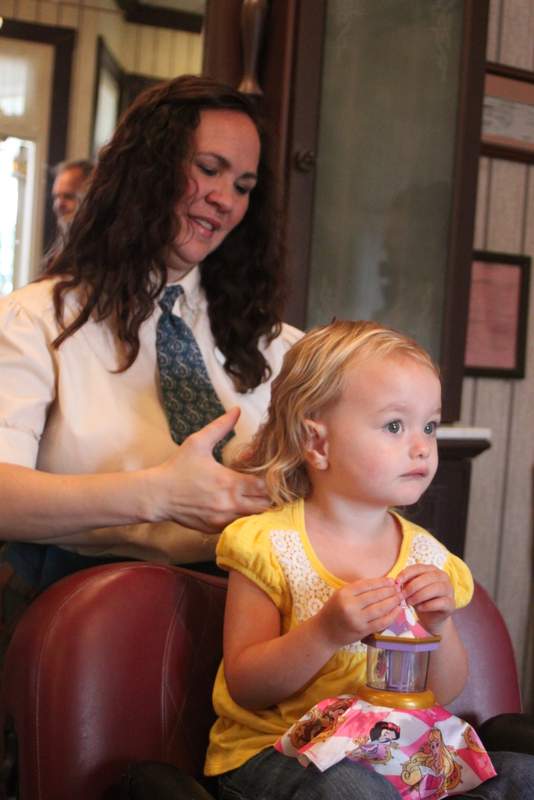 Far More Than Rubies: Grace's First Haircut...Pixie Dust Style