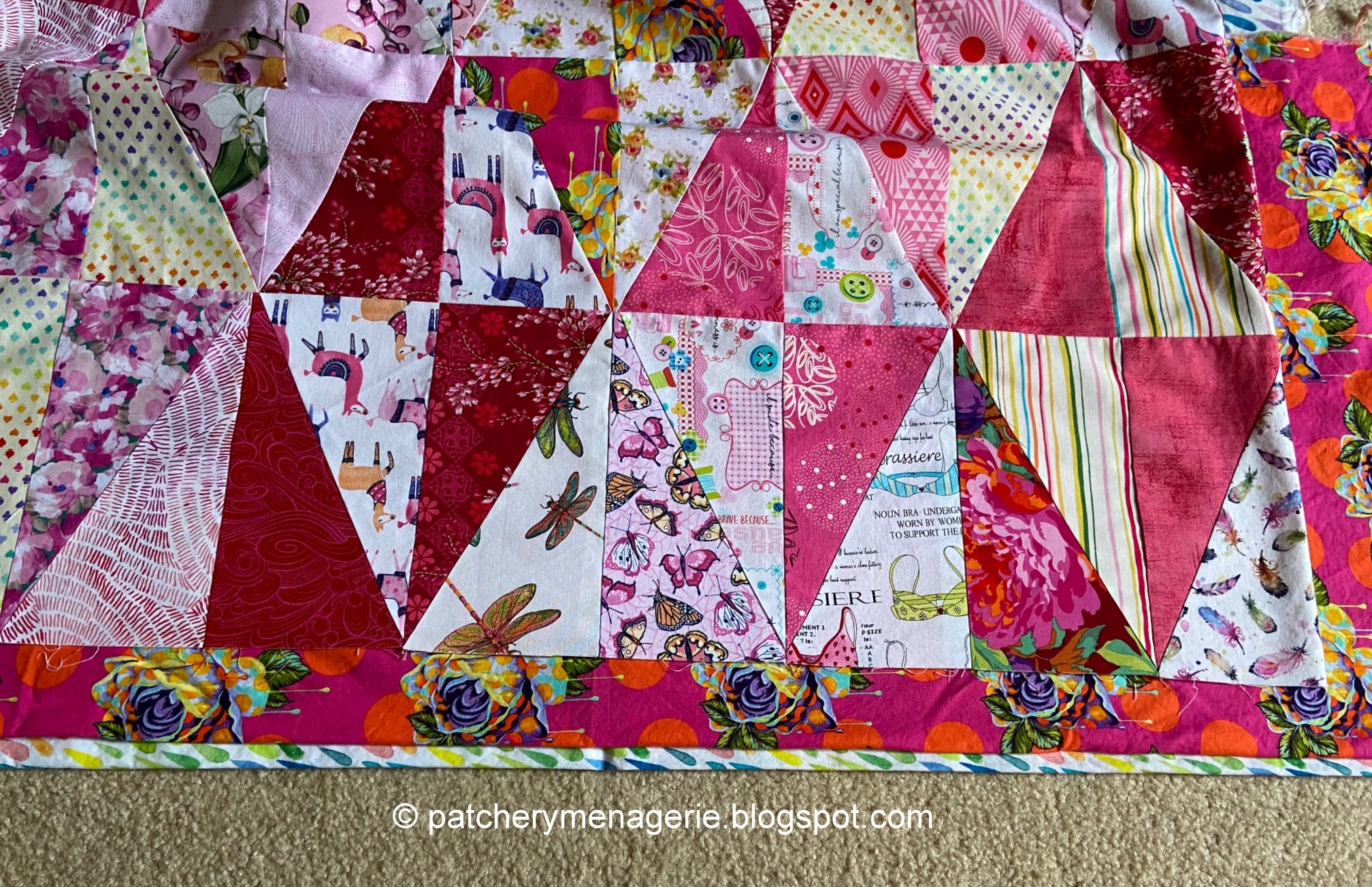 The Patchery Menagerie: Pink Panther Gets a Border
