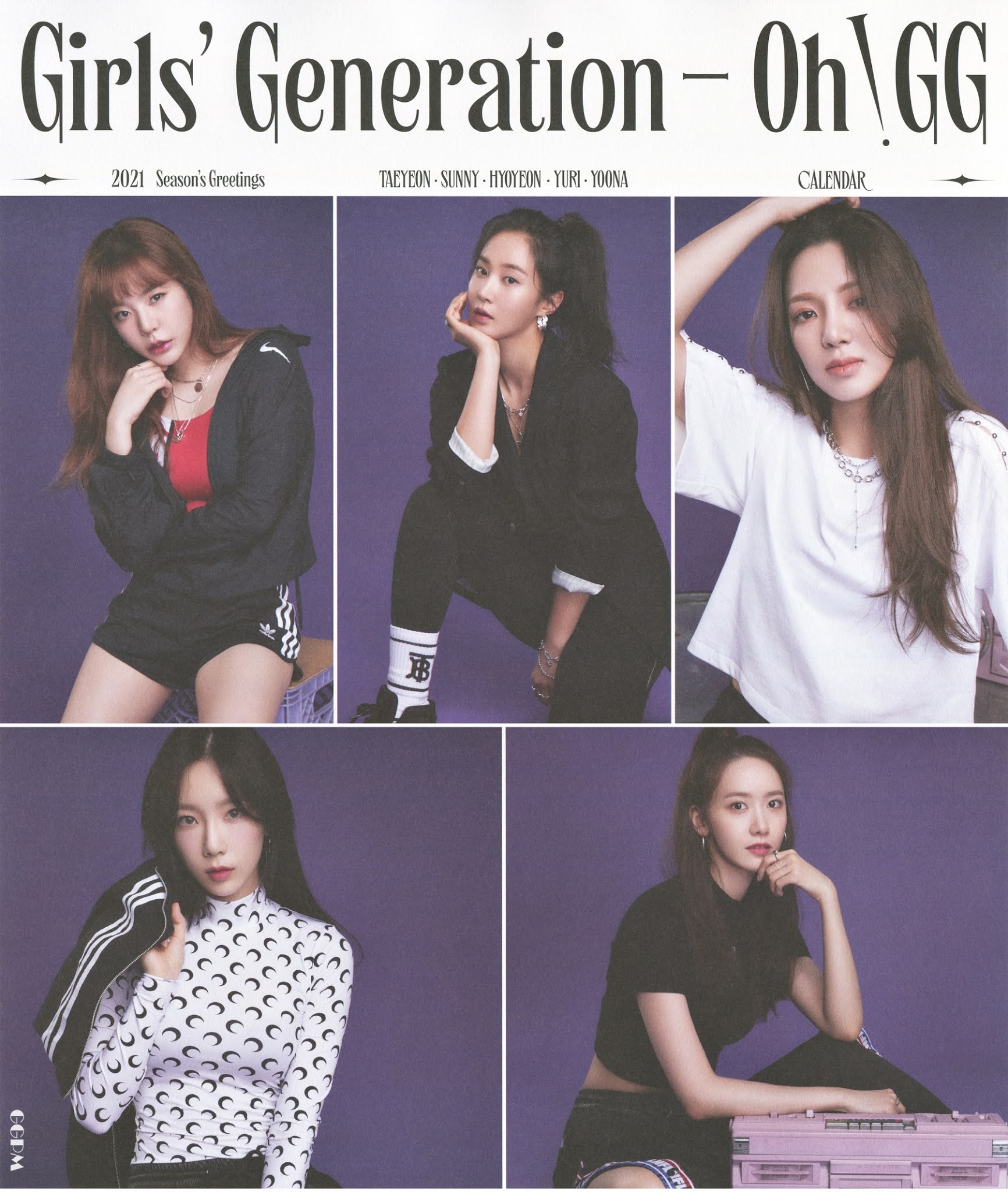 Girls' Generation-Oh!GG SEASON'S GREETINGS 2021 - Photo Card (Preview ...