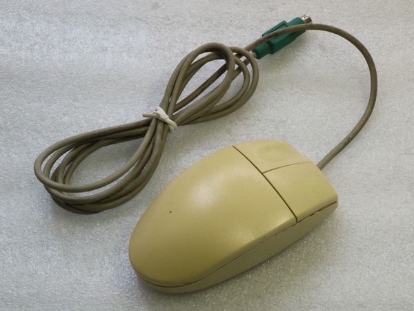 BugWorkShop - 甲蟲工作室: Logitech（羅技）M-S34 PS/2 有線滑鼠（2 Button Mouse）- 拆解
