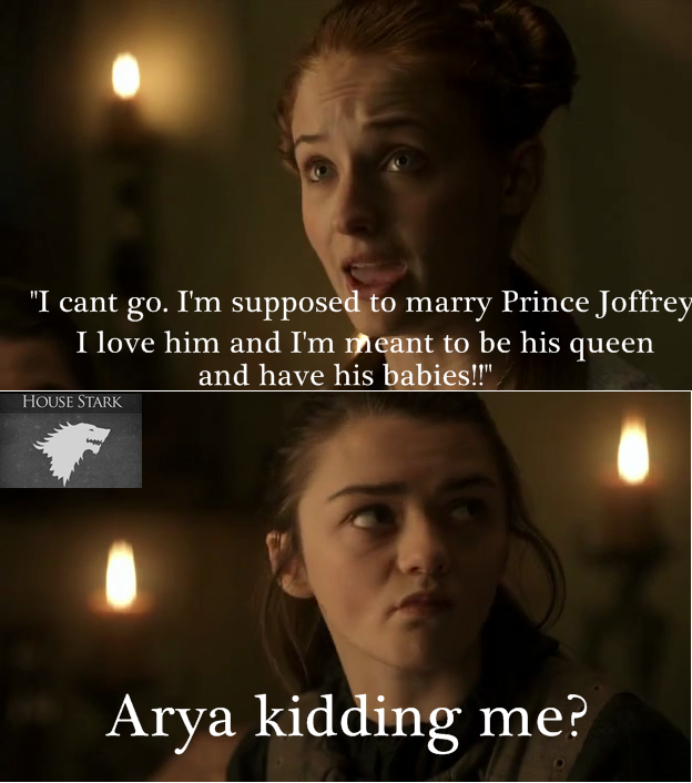#GameOfThrones Sansa Do You Love Joffrey Now? :P | Game Of Thrones ...