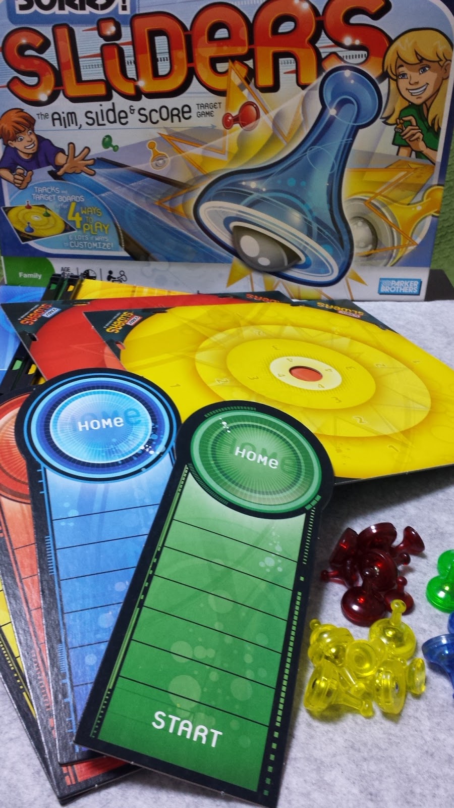 親子でボードゲーム: ソーリー！ スライダーズ Sorry! Sliders