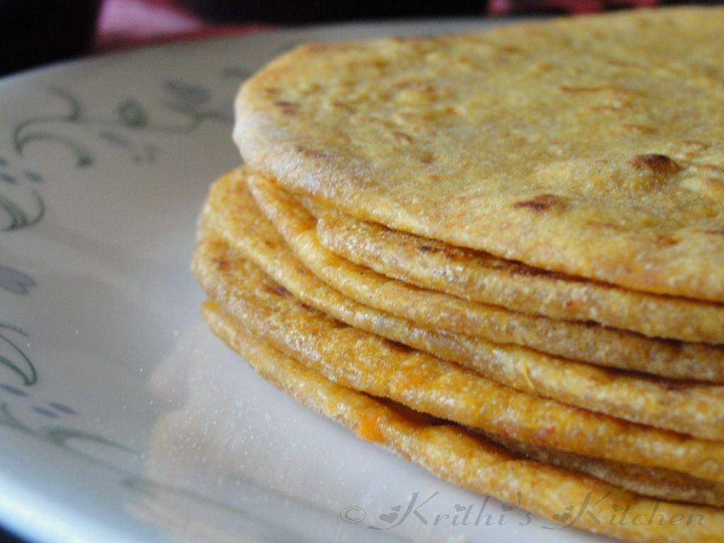 Krithi's Kitchen: Sweet Potato Paratha | Roti Paratha Recipes
