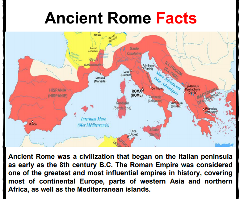 SERRA ENGLISH TOGETHER: UNIT 5 ANCIENT ROME - ONLINE ACTIVITY 1 (SIXTH ...