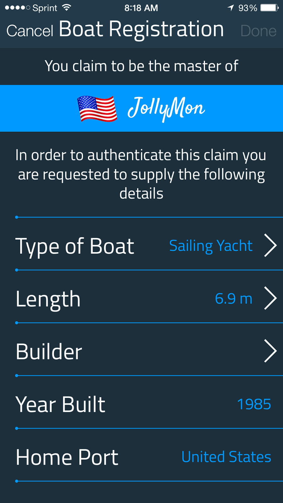 i-Marine Apps: Sailing Log by BoatBook