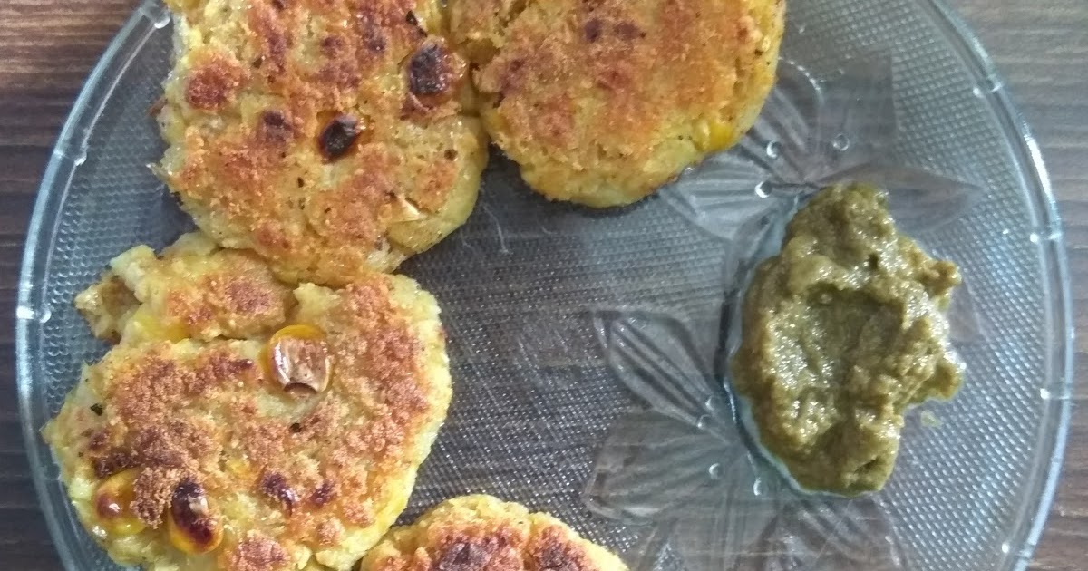 Oats corn patties.
