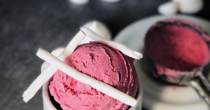Glace crémeuse aux fruits rouges - En-K de gourmandises
