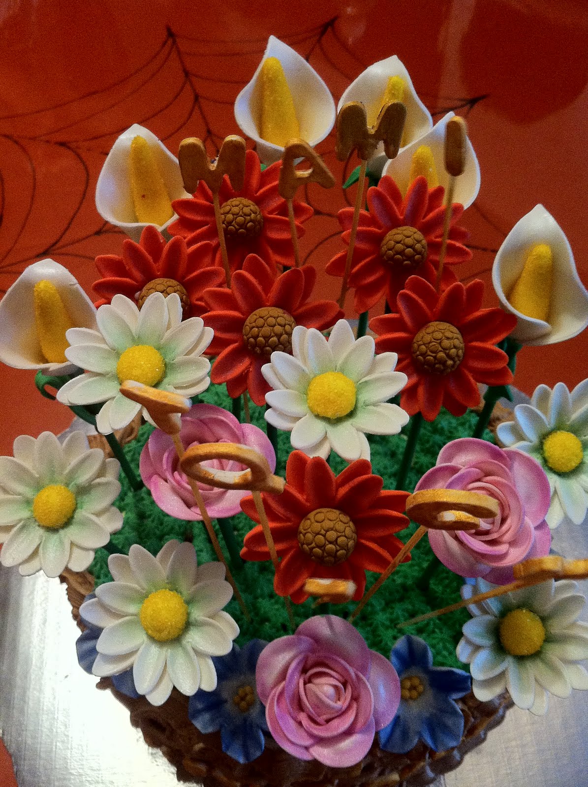 Aurora's Home Cakes: Canasta de Flores