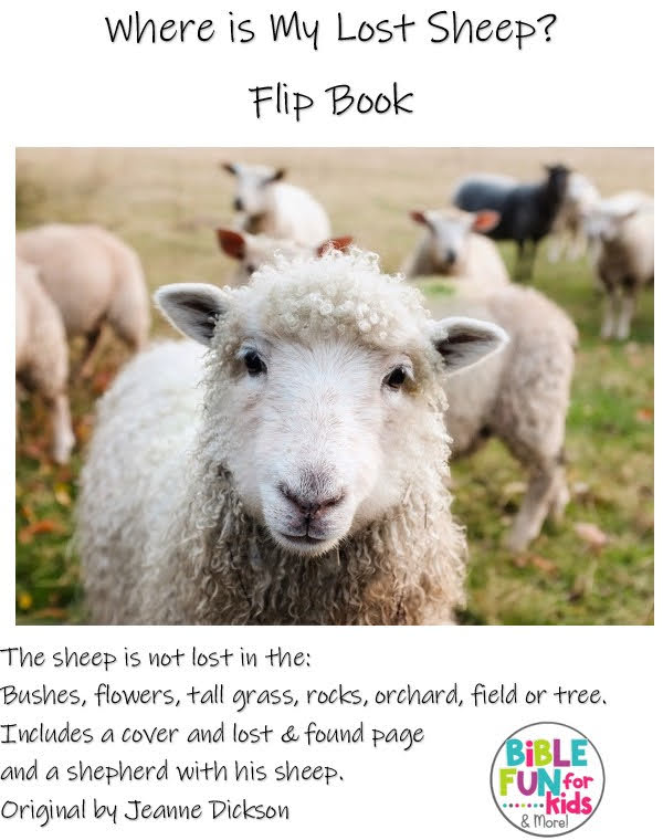 Where is the Lost Sheep? Flip Book & More | Bible Fun For Kids