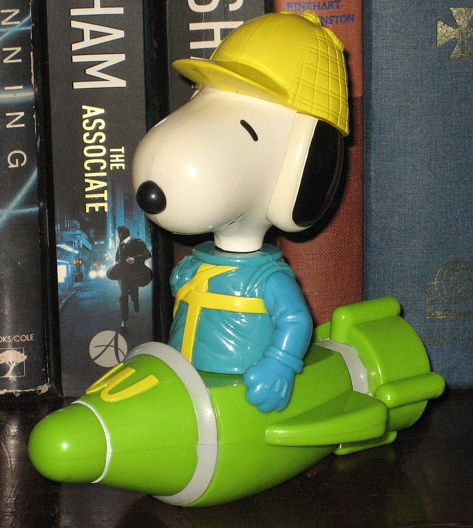 Percy's Fast Food Toy Stories : Green Rocket Snoopy - McD