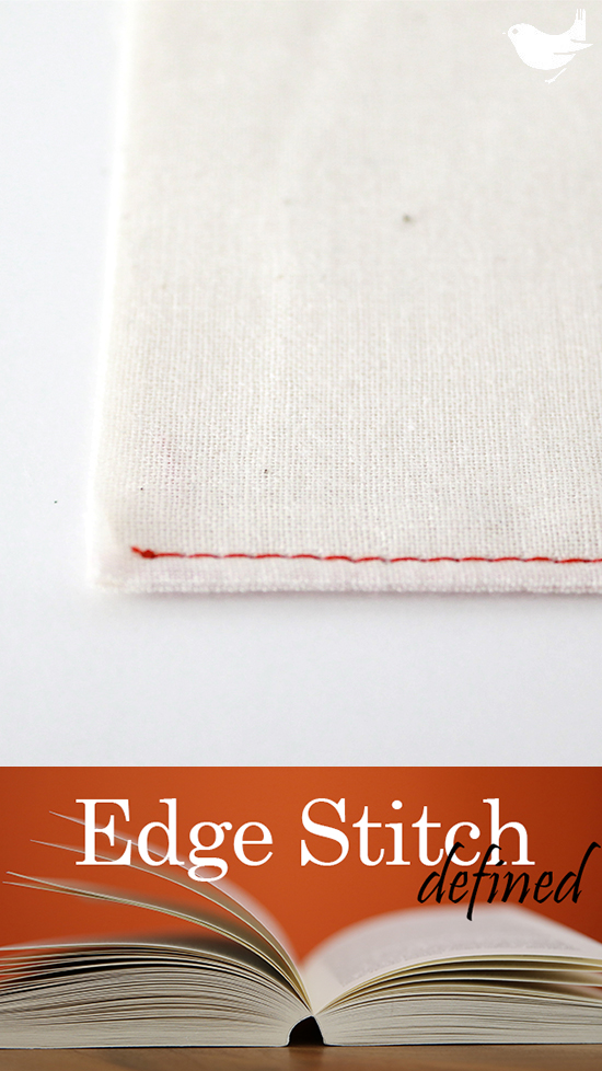 The Inspired Wren: Edge Stitch Defined
