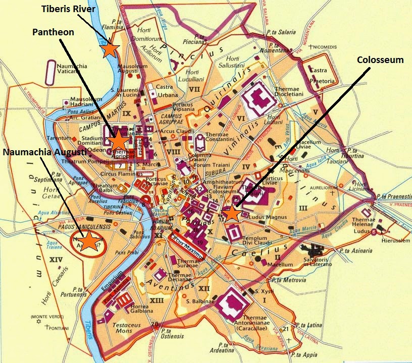 Ancient Rome Project: Map of Rome