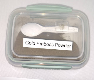 Magnolia's Place: An Embossing Powder Storage Idea