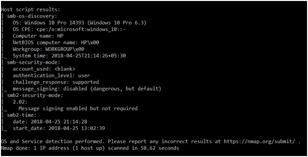 NMAP PORT SCAN, OS DETECTION , SOFTWARE DETECTION AND HOST ACTIVE ...