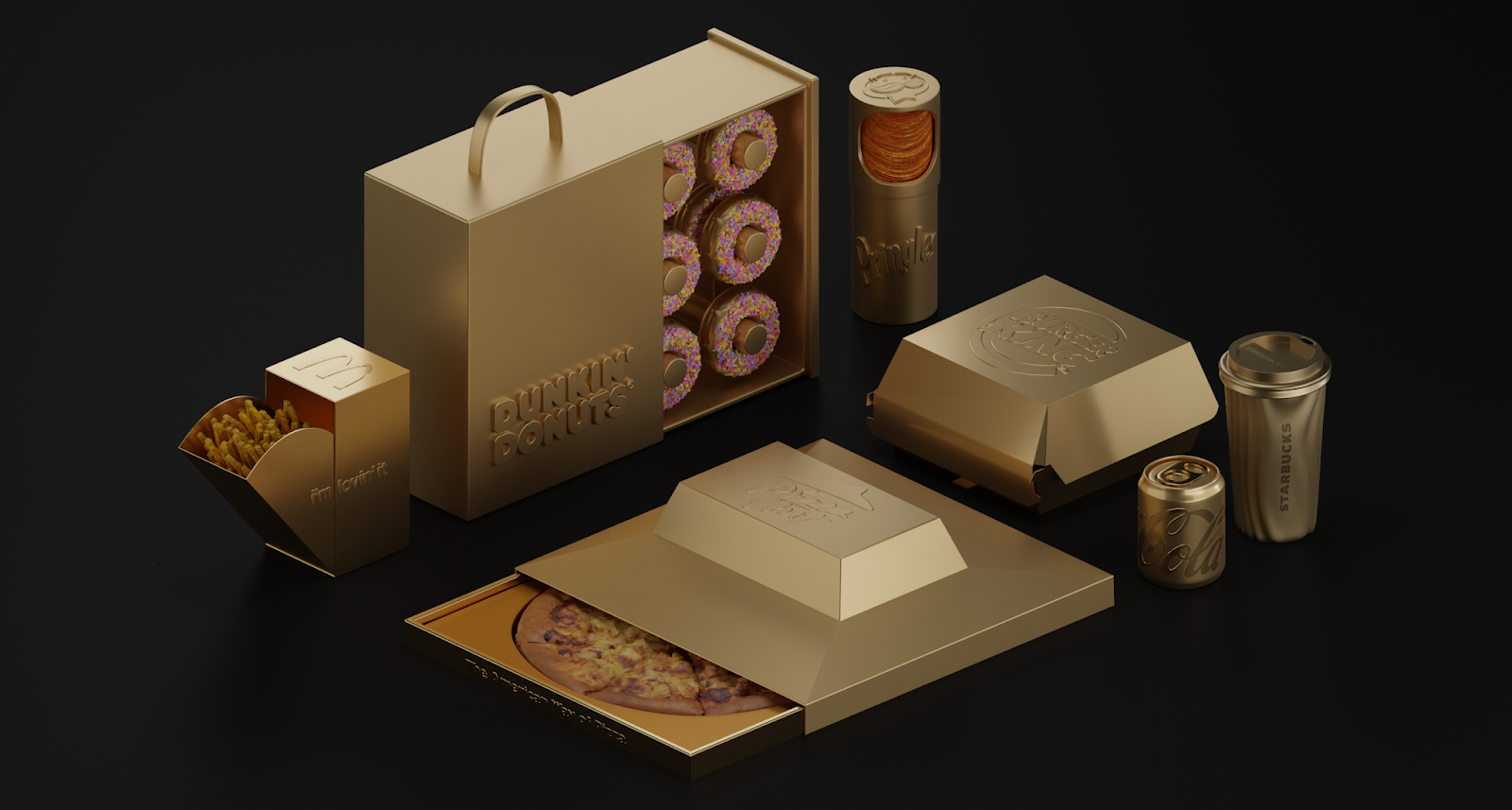 Golden packaging concept – Packaging Of The World