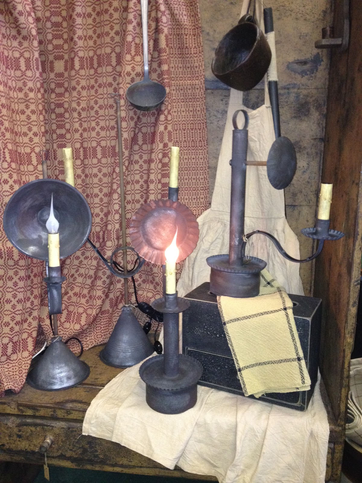 GATHERINGS FOR THE HOME: Aged Tin Lighting