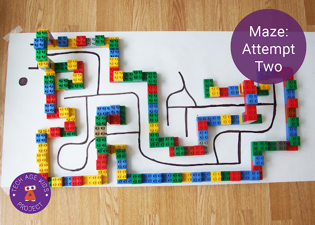 Ozobot Maze with Code Stickers and Building Blocks | Tech Age Kids ...