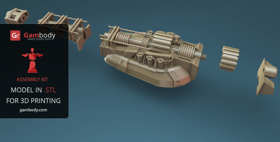 Command and Conquer - Mammoth Tank Accessories 3D Print Files - Set 2 ...